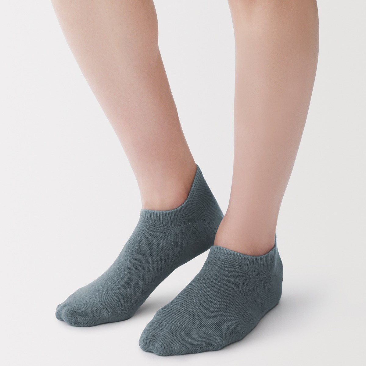 MUJI M'S Right Angle Sneaker Socks
