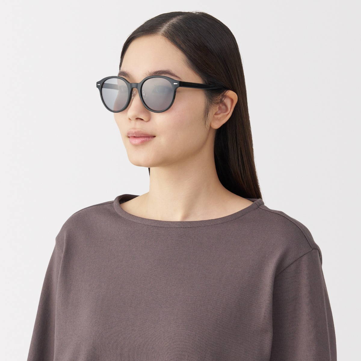 MUJI UV Protection Large Boston Sunglasses