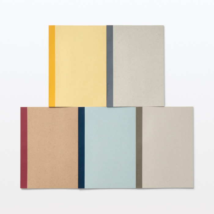MUJI Planted Tree Paper Coloured Cover Notebook