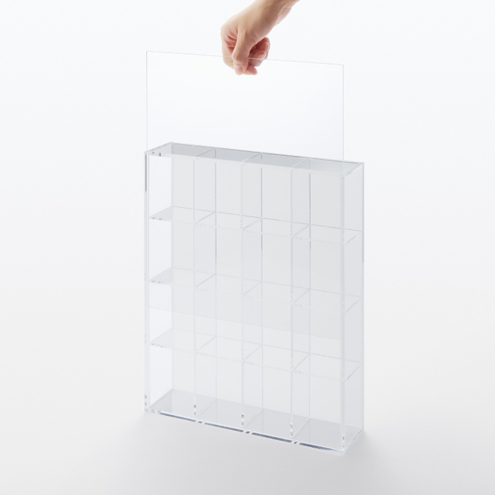 Translucent Back Acrylic Collection Box 4*4 MUJI